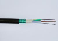 China Outdoor GYTS Optical Fiber Cable 2-144 Cores Corrugated Steel Tape Armored PE Jacket for sale