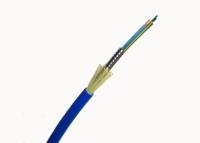 China Simplex Indoor Fiber Optic Cable 9/125 G652D Yellow PVC Jacket 1.6mm for sale