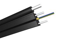 China LSZH Jacket Self-Support FTTH Drop Fiber Optic Cable 2-12 Core with 60N Load Capacity for sale