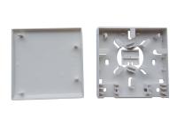 China 4-Fiber FTTH PC Housing Socket Panel with LC Adapters - 86×86×27mm for CATV Networks for sale