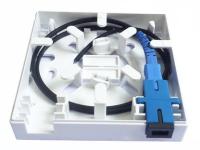 China Simplex FTTH Drop Cable 3.0mm with SC Fast Connector - Single Mode G657A1/A2 Fiber Optic Solution for sale