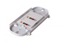 China 12-Core ABS Single-Mode Fiber Optic Splice Closure with Splice Tray -40°C to +80°C Temperature Range for sale