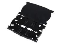 China 12-Core ABS Single-Mode Fiber Optic Splice Closure with Splice Tray -40°C to +80°C Temperature Range for sale