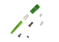 China SC UPC Fiber Connector 3.0mm Simplex Blue Housing for Optical Fiber Communication for sale