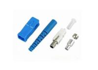 China SC UPC Fiber Connector 3.0mm Simplex Blue Housing for Optical Fiber Communication for sale