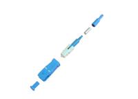 China Zinc Alloy Green Single Mode SC Fiber Connector for CATV LAN Network - 0.2dB Insertion Loss, -40°C to +75°C Operating Range for sale