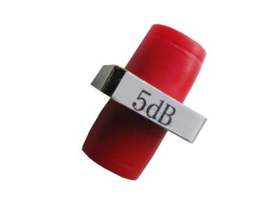 China 5dB Fixed FC Fiber Optic Attenuator with PC/UPC/APC Polish Options for 1310nm/1550nm Networks for sale