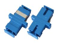 China SC Simplex Multimode Fiber Optic Adapter with Ceramic Sleeve, ≤0.2dB Insertion Loss, -40°C to +85°C Range for sale