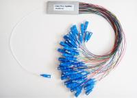 China 1×64 PLC Singlemode Fiber Optic Splitter for FTTP / FTTH / FTTN / FTTC for sale