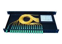 China 1×16 Fiber Optic Cable Splitter for Rack Mounted Terminal Box - 1260-1650nm Wavelength, -40°C to 85°C Operating Temperature for sale