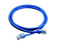 China CAT6E UTP Network Patch Cord with 23AWG Solid Bare Copper, 100Ω Impedance, -20°C to 60°C Temperature Rating for sale