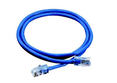 China CAT6E UTP Network Patch Cord with 23AWG Solid Bare Copper, 100Ω Impedance, -20°C to 60°C Temperature Rating for sale