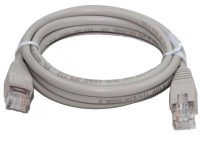 China Cat6 LAN Network Patch Cable with Ripcord - 24AWG/26AWG Copper, 100±15%Ω Impedance for Ethernet for sale