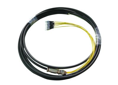 China 2 Core 4 Core Outdoor Waterproof Fiber Optic Pigtail FC Connector SM 9/125um for sale