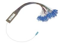 China 1×64 PLC Singlemode Fiber Optic Splitter for FTTP / FTTH / FTTN / FTTC for sale