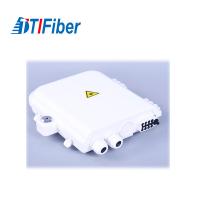 China Plastic SMC Fiber Optic Distribution Box 16 Core SC Waterproof FTTH PLC Splitter for sale