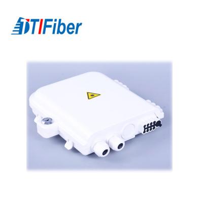 China Plastic SMC Fiber Optic Distribution Box 16 Core SC Waterproof FTTH PLC Splitter for sale