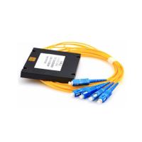 China SC APC Connector Fiber Optic Splitter 1x4 PLC Splitters 1650 nm for sale