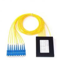 China ABS PLC Optical Splitter 1x8 1x16 1x32 1x64 SC APC UPC Singlemode 1260-1650nm for sale