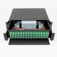 China Sliding Type FTTH Optical Junction Box ODF Patch Panel Terminal Box 12 Core 24 Core for sale