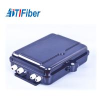China FTTH 24 Ports Fiber Optic Distribution Box Indoor Outdoor SC LC Adapters IP65 Plastic for sale