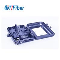 China FTTH 24 Ports Fiber Optic Distribution Box Indoor Outdoor SC LC Adapters IP65 Plastic for sale