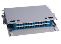China 6U Rack Mounted Fiber Optic Distribution Box - 96 Core Capacity with FC/SC/ST/LC Adapter Support for sale