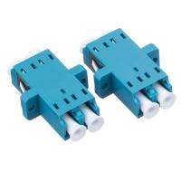 China SC UPC Simplex Fiber Optic Adapter Single Mode with Ceramic Sleeve 0.2dB Insertion Loss for sale
