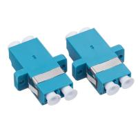 China SC UPC Simplex Fiber Optic Adapter Single Mode with Ceramic Sleeve 0.2dB Insertion Loss for sale