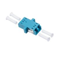 China SC UPC Simplex Fiber Optic Adapter Single Mode with Ceramic Sleeve 0.2dB Insertion Loss for sale