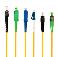 China MPO to SC Fiber Patch Cord Simplex Singlemode 9/125um Multimode 50/125um Optical Cable for sale