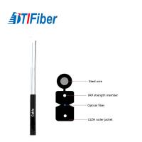 China G652D Single Mode Fiber Optic Cable 1-4 Core 2.0×5.3mm Outdoor Drop Cable for FTTx Telecommunications for sale