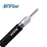 China GYXTW 6 Core 4 Core Fiber Optic Cable Single Mode PE Black Jacket for sale