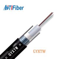 China GYXTW 6 Core 4 Core Fiber Optic Cable Single Mode PE Black Jacket for sale