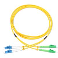China LSZH Simplex Single Mode Fiber Optic Patch Cord 9/125um LC to SC Jumper Cable Low Insertion Loss 0.1dB for sale