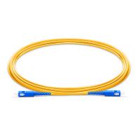 China Sc Sc Single Mode Fiber Patch Cord 2.0mm 3.0mm Simplex Fiber Optic Patch Cable for sale