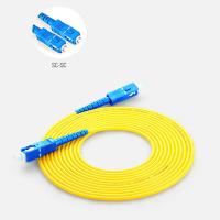 China Yellow LSZH Fiber Optic Patch Cord SC LC UPC APC Singlemode 3m 5m 10m 15m for sale