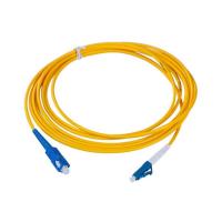 China SC Single Mode Simplex Fiber Optic Patch Cord 3.0mm Custom Length Low Insertion Loss ≤0.25dB for sale