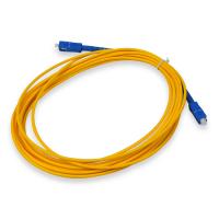China SC Single Mode Simplex Fiber Optic Patch Cord 3.0mm Custom Length Low Insertion Loss ≤0.25dB for sale