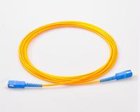 China SC Single Mode Simplex Fiber Optic Patch Cord 3.0mm Custom Length Low Insertion Loss ≤0.25dB for sale