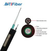 China GYXTC8S 12 24 Core G652D Outdoor Self Supporting Fiber Optic Cable Figure 8 Aerial for sale