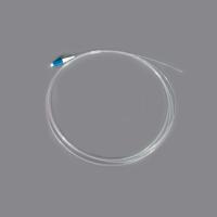 China FTTH Transparent LC UPC Fiber Optic Patch Cord Simplex Invisible 1m for sale