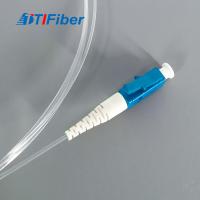 China FTTH Transparent LC UPC Fiber Optic Patch Cord Simplex Invisible 1m for sale