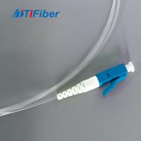 China LC Connector Transparent SM Simplex Fiber Patch Cord Custom Length 1m-50m for sale