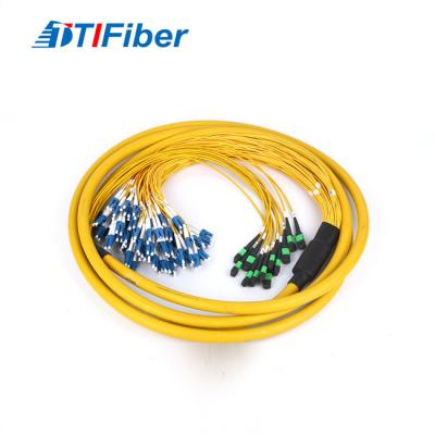 China Single Mode MPO MTP Fiber Patch Cord 6 Core 12 Core 24 Core FTTH FTTA for sale