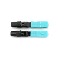 China SC UPC 0.3dB Fast Fiber Optic Connector for OM3 Fiber with 900μm Compatibility and -40℃ to +75℃ Temperature Range for sale