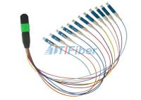 China FTTH Fiber Optic Pigtail  Ribbon 12 Core Multimode Fiber Optic Cable Waterproof for sale