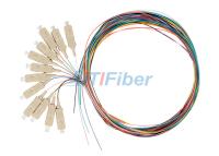 China Fiber Optic Pigtail Multimode ST UPC for Fiber Patch Panel and Fiber Adapter for sale