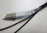 China DLC PC Fiber Optic Patch Cord Outdoor Protected Branch Cable 2 Cores 100m LSZH for sale