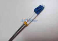 China DLC PC Fiber Optic Patch Cord Outdoor Protected Branch Cable 2 Cores 100m LSZH for sale